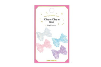 【楽天市場】【全品 送料無料！】 セット商品 10枚入り オリジナル Cham ChamシールBIG RIBBON ステッカー 文房具 雑貨 ...
