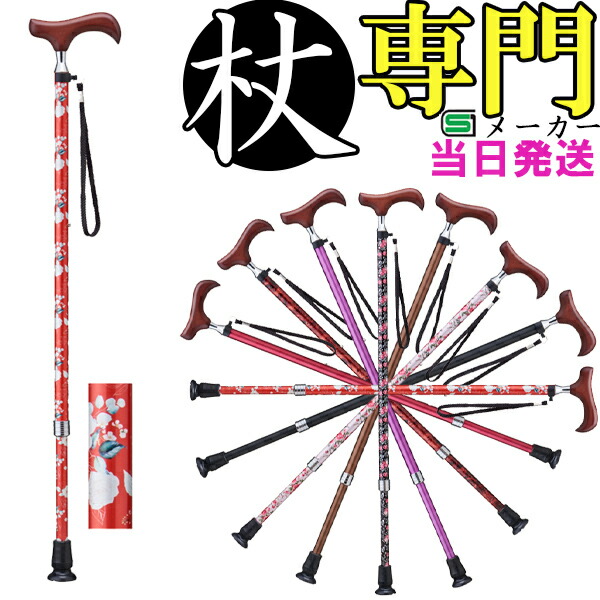 【楽天市場】杖 伸縮 アルミ合金 細い スリム 愛杖 長さ調整 ストラップ Eシリーズ E-253A おしゃれ オシャレ 送料無料 男性用 女性用 ステッキ 軽量 プレゼント ギフト 敬老の日 ...