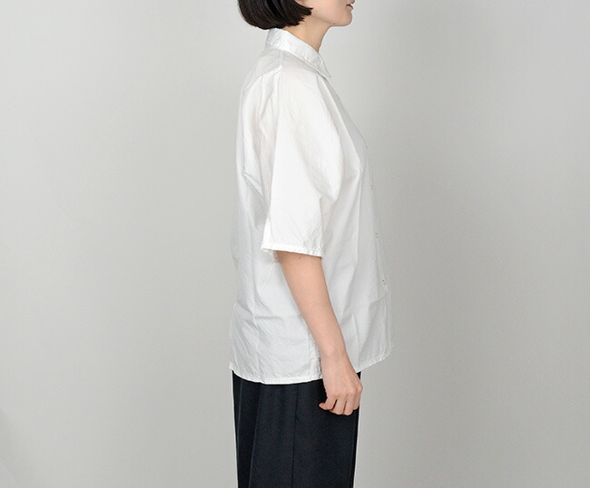 【楽天市場】homspun ホームスパン 100/2ブロード シャツカラー ブラウス 5700：ウーマンリミックス