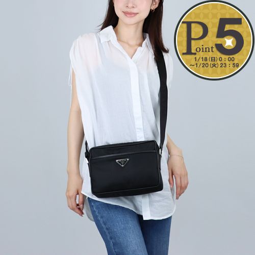 楽天市場】プラダ ショルダーバッグ リナイロン サフィアーノレザー