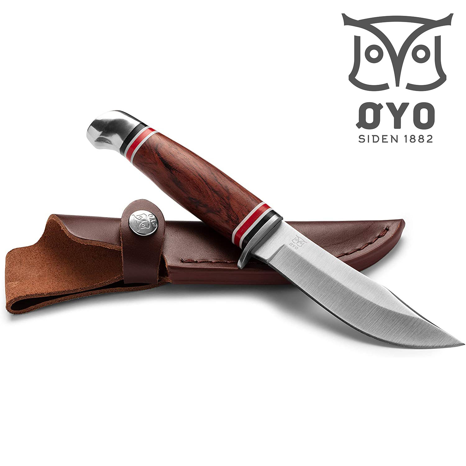【楽天市場】シースナイフ オヨ(ØYO) ナイフ キャンプ アウトドア BBQ 薪割り 全長22 OY304 ヤイロナイフ 革ケース付 あす楽 ...