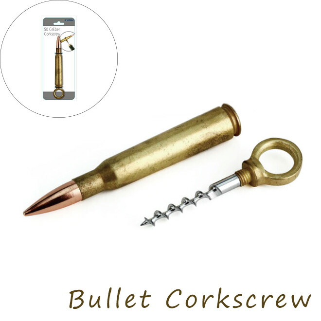 【楽天市場】バレットコークスクリュー Bullet Corkscrew BARBUZZO GIFT&BAR バブゾーギフト＆バー ...