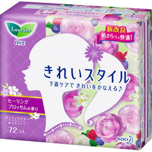 【楽天市場】花王 ロリエ きれいスタイル ヒーリングブロッサムの香り 72個：雑貨屋 楽天市場支店