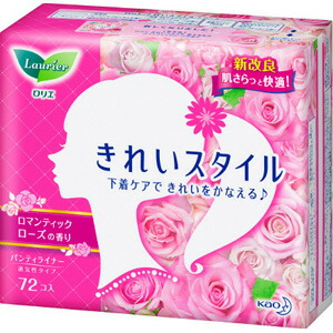 【楽天市場】花王 ロリエ きれいスタイル ロマンティックローズの香り 72個：雑貨屋 楽天市場支店