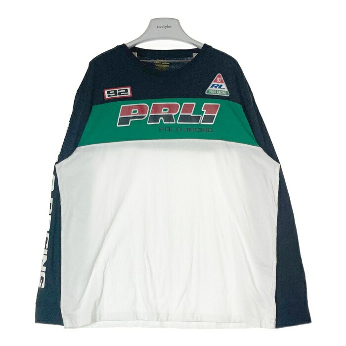 【楽天市場】POLO RALPH LAUREN ポロ ラルフローレン 19AW Polo Racing 92 復刻 PRL1 ロンT ブラック ...