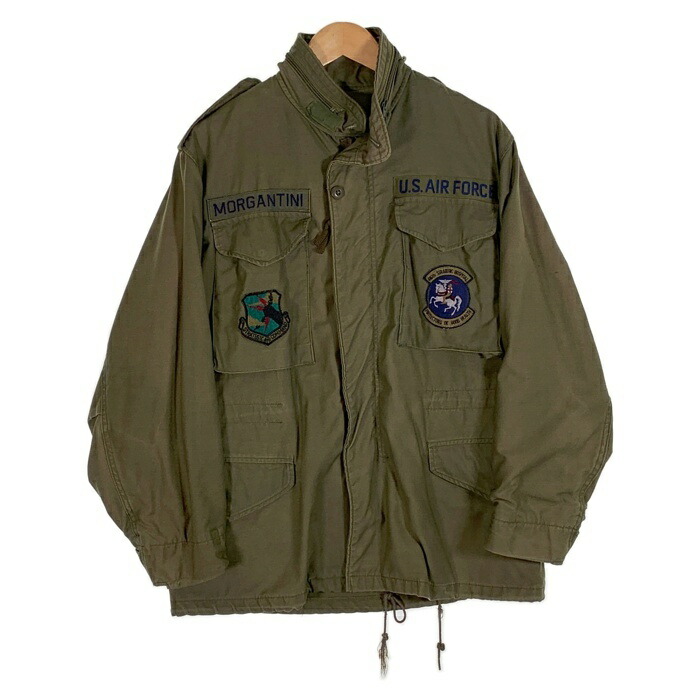【楽天市場】80's U.S.ARMY 米陸軍 M-65 フィールドジャケット オリーブ OG-107 Size S-S【中古】 rf：goldragstation