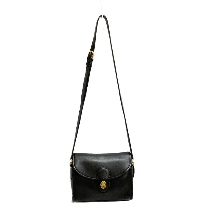 【楽天市場】OLD COACH オールドコーチ 9908 ショルダーバッグ ターンロック ブラック 【中古】 rm：goldragstation