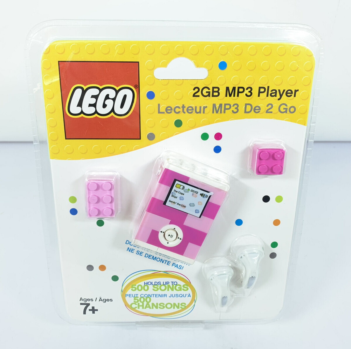 【楽天市場】【新品未開封品】LEGOレゴ 2GB MP3プレーヤー ピンク 2GB MP3 Player Lecteur MP3 De2Go ...