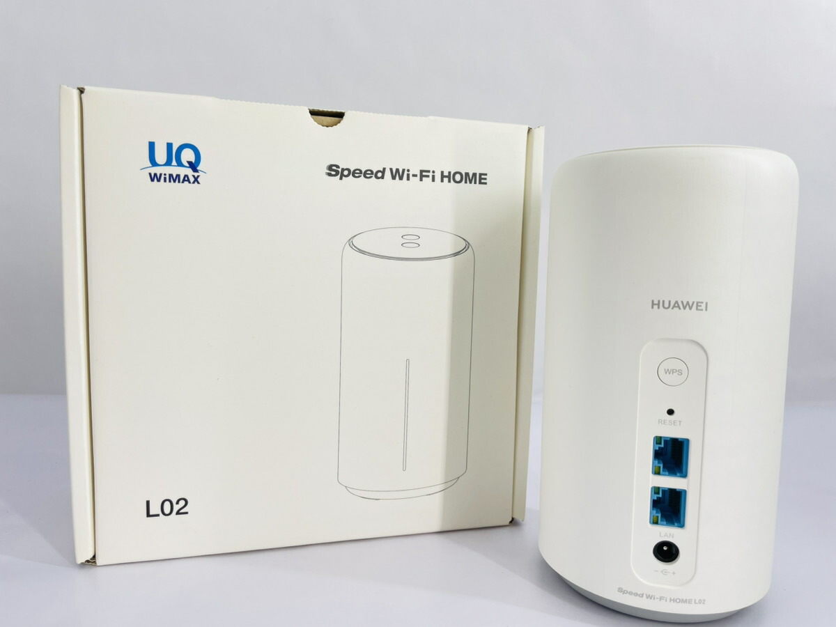 【楽天市場】【中古】 UQ Speed Wi-Fi HOME L02 HWS33SWU ホワイト (UQ版/ホワイト)：ソフネット楽天市場店