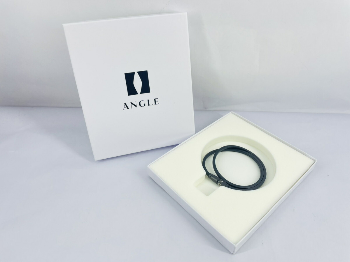 【楽天市場】【中古・未使用品】 アングル e.モデル 02 ネックレス ANGLE e.MODEL 02 NECKLACE AE 02 N マットブラック M（45cm）磁気ネックレス ...