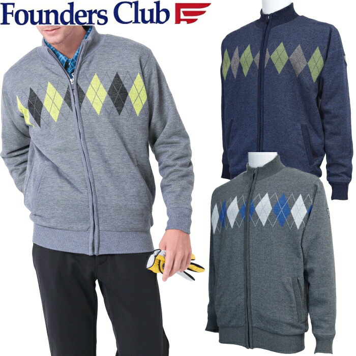 【楽天市場】ファウンダースクラブ FC-0208W メンズ フルZIP防風セーター ：ゴルフアトラス