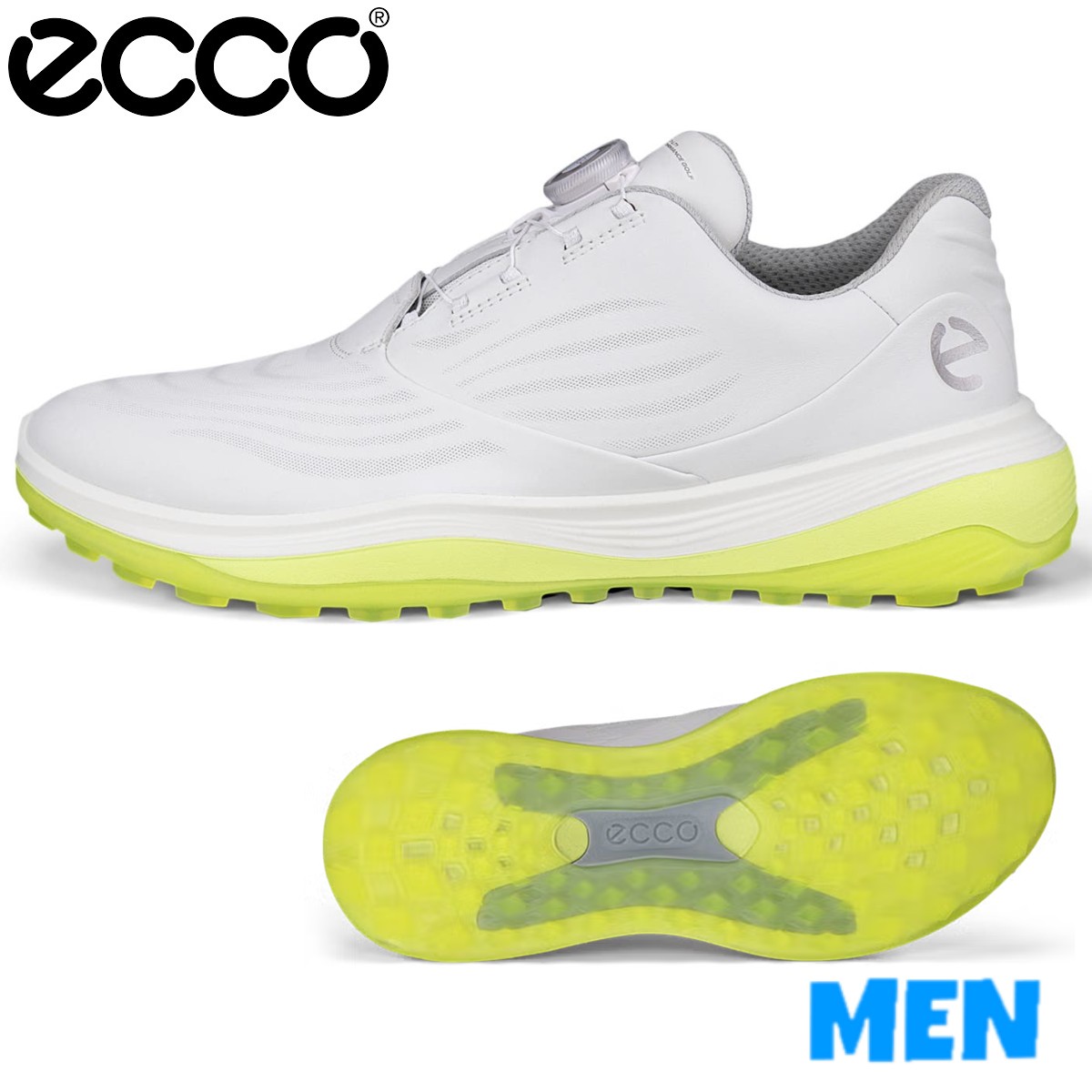 【楽天市場】ecco エコーメンズ ECCO GOLF LT1 boaEG132274-01007スパイクレスシューズホワイト：72楽天市場店