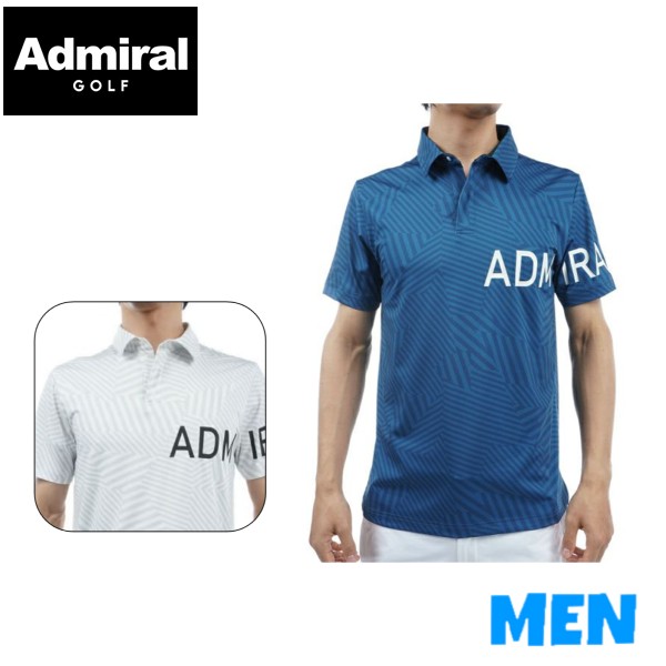 【楽天市場】Admiral GOLFアドミラルゴルフADMA425 MEN メンズダズルパターン ポロシャツ 半袖：72楽天市場店