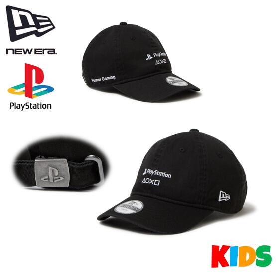 【楽天市場】NEWERA ニューエラ14693254キッズ ジュニアYouth 9TWENTYPlayStation プレイステーションロック ...