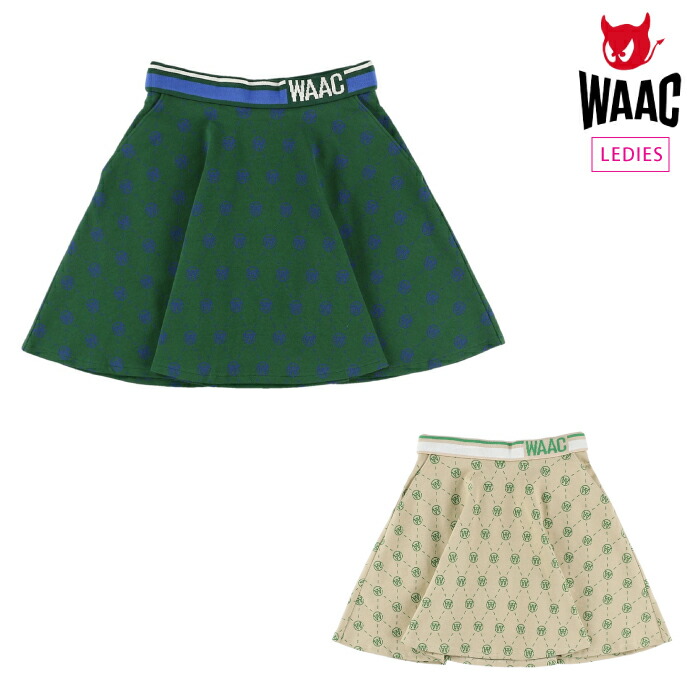 【楽天市場】【30%OFF SALE】WAAC ワック レディース WOMENS サークルロゴストレッチJQD スカート 072234371 CACD_02：ゴルフシティアルド