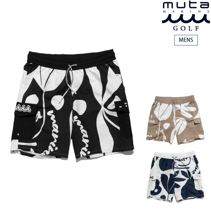 【楽天市場】muta MARINE GOLF ムータマリンゴルフ ゴルフウェア メンズ スイム カーゴショーツ (フローラル) 水陸両用 ...