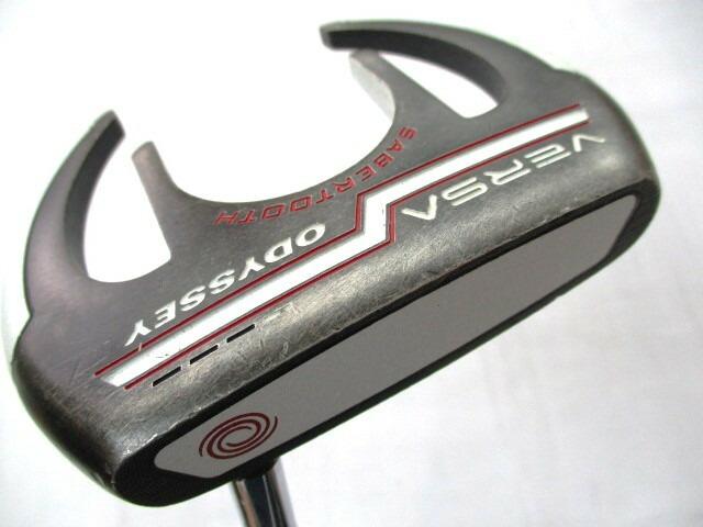 【楽天市場】【中古】オデッセイ VERSA SABERTOOTH BLACK(ホリゾンタル) パター 33.0インチ オリジナルスチール Dランク 右利き用 ODYSSEY ゴルフクラブ ...