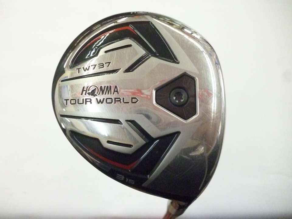 【楽天市場】【中古】ホンマゴルフ TOUR WORLD TW737 FW フェアウェイウッド 3W 15° Rフレックス 42.75インチ ヘッドカバーあり VIZARD EX-C55 C ...