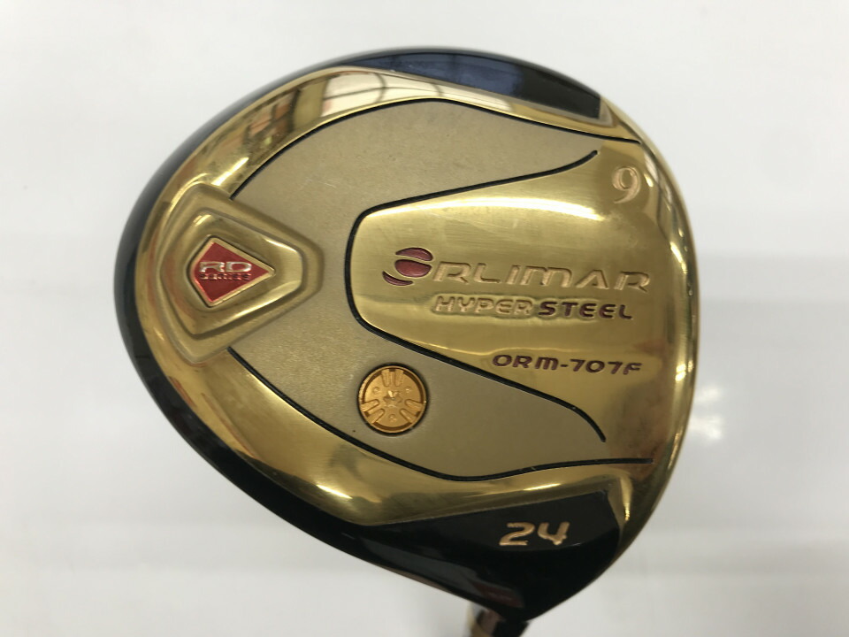 【楽天市場】【中古】オリマー HYPER STEEL ORM-707F フェアウェイウッド 9W 24° Rフレックス 40.75インチ オリジナルカーボン Dランク 右利き用 ORLIMAR ...