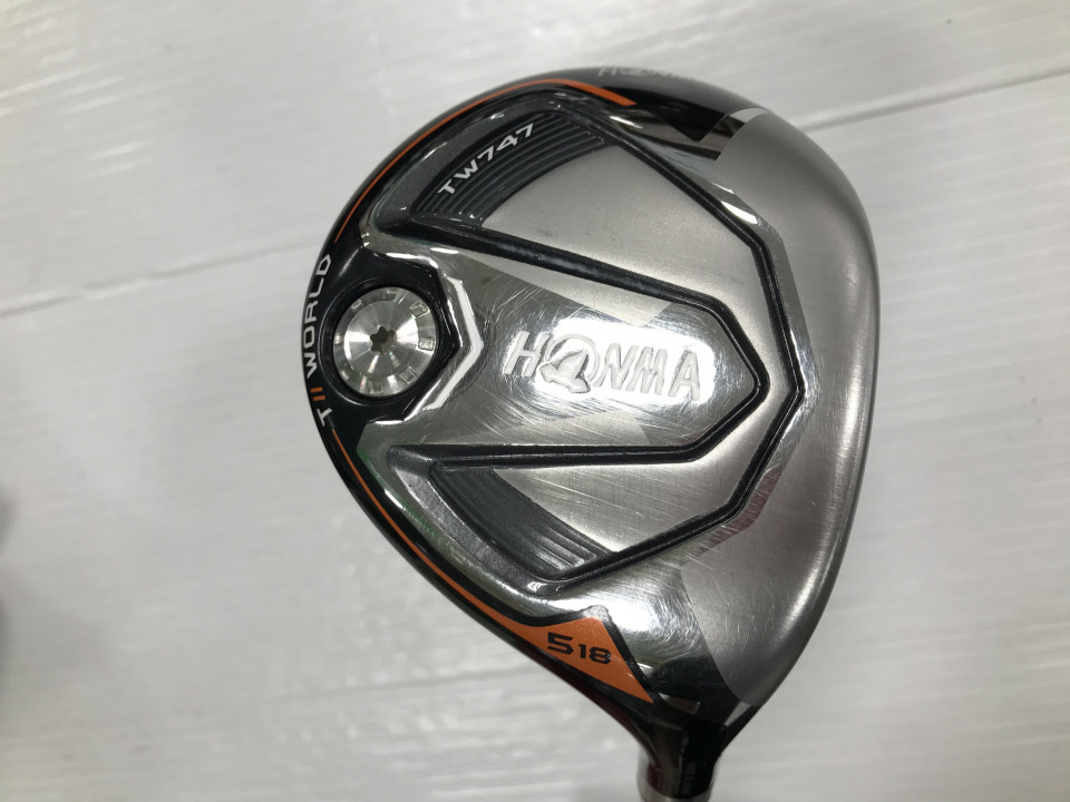 【楽天市場】【中古】ホンマゴルフ TOUR WORLD TW747 フェアウェイウッド 5W 18° SRフレックス 42.75インチ ヘッドカバーあり VIZARD For TW747 50 ...