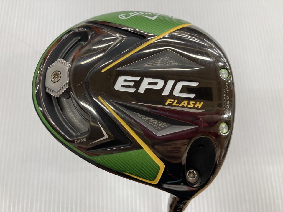 【楽天市場】【中古】キャロウェイ EPIC FLASH ドライバー 10.5° Sフレックス 45.5インチ ヘッドカバーあり Speeder 569EVOLUTION 3 リシャフト品 C ...
