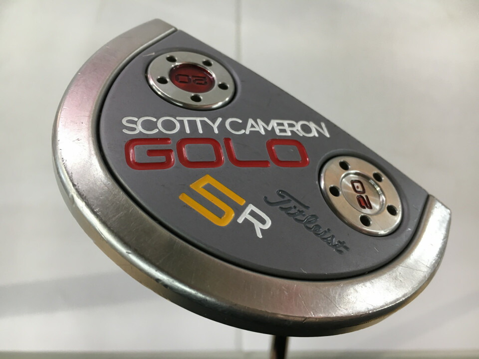 【楽天市場】【中古】タイトリスト SC GOLO 5R 2015 パター 33.0インチ オリジナルスチール Dランク 右利き用 ...