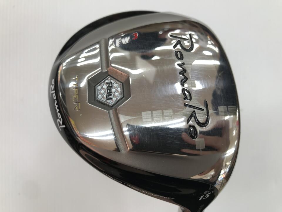 【楽天市場】【中古】ロマロ Ray FW TYPE R フェアウェイウッド 3 15° SRフレックス 42.75インチ ヘッドカバーあり RomaRo RJ-T11 FW Dランク 右利き用 ...