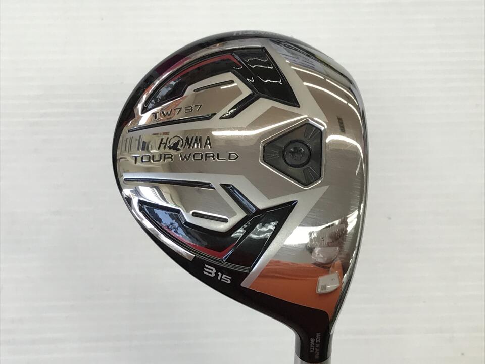 【楽天市場】【中古】ホンマゴルフ TOUR WORLD TW737 FW フェアウェイウッド 3W 15° Rフレックス 42.75インチ ヘッドカバーあり VIZARD EX-A55 C ...