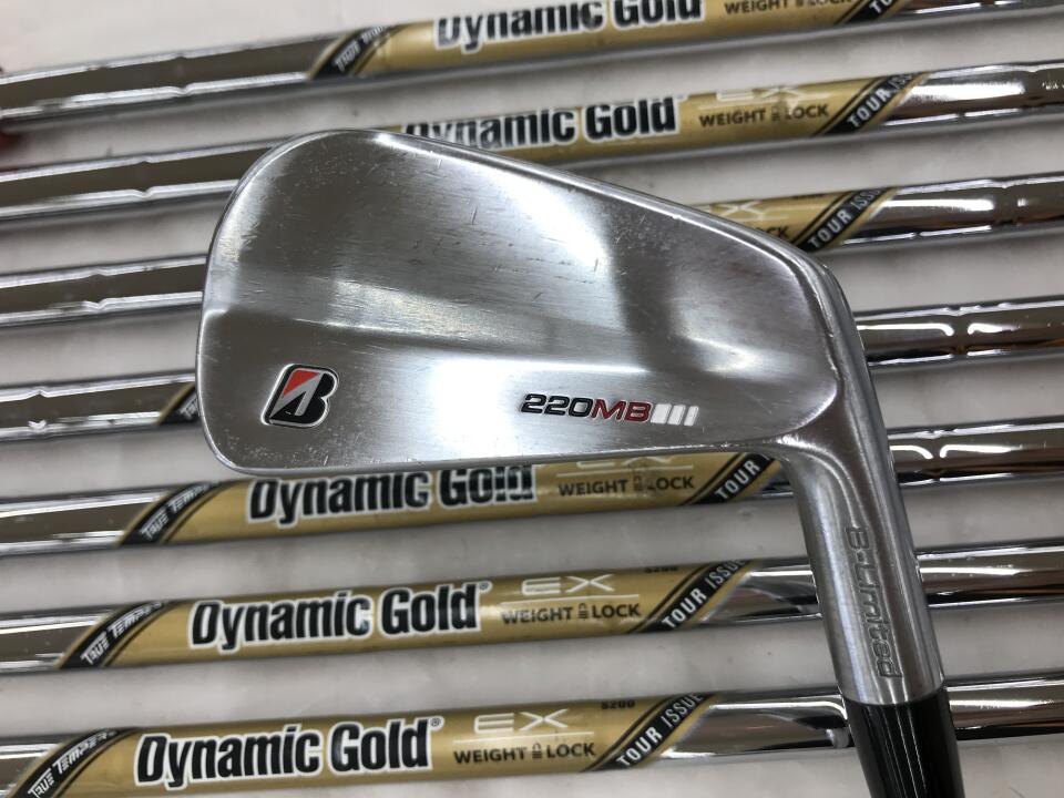 【楽天市場】【中古】ブリヂストン B-Limited 220MB アイアンセット S200フレックス 38.0インチ ダイナミックゴールド リ ...