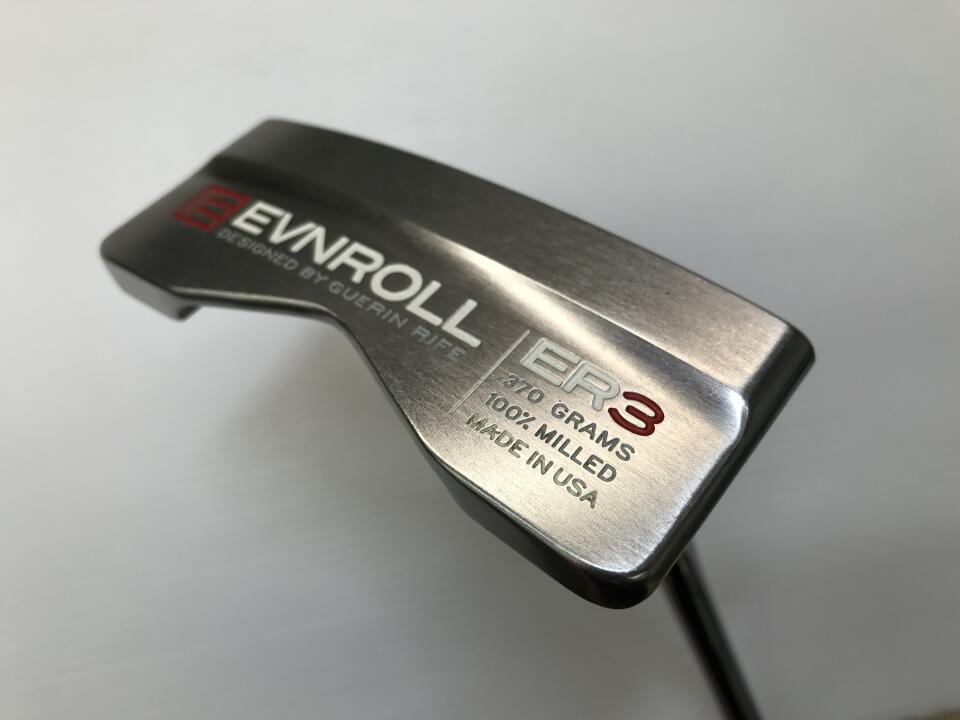 【楽天市場】【中古】イーブンロールパター ER3 パター 34.0インチ ヘッドカバーあり オリジナルスチール Cランク 右利き用 ...