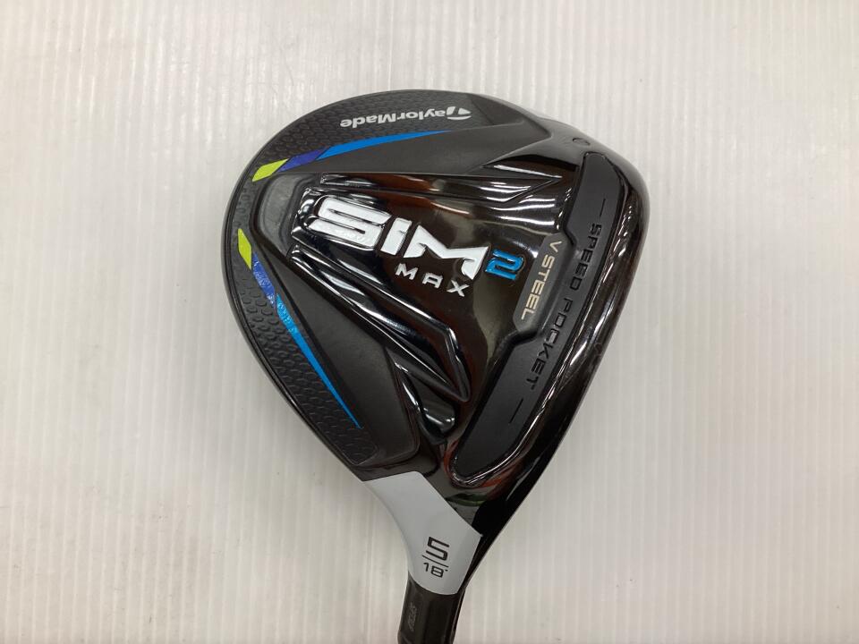 【楽天市場】【中古】テーラーメイド SIM2 MAX フェアウェイウッド 5W 18° Sフレックス 42.5インチ ヘッドカバーあり ...