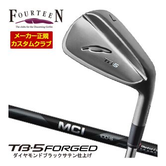 【楽天市場】フォーティーン 2025NEW TB5 FORGED アイアン ダイヤモンドブラックサテン仕上げ フジクラ MCI BLACK 60 / 80 / 100 シャフト 単品[＃5 ...