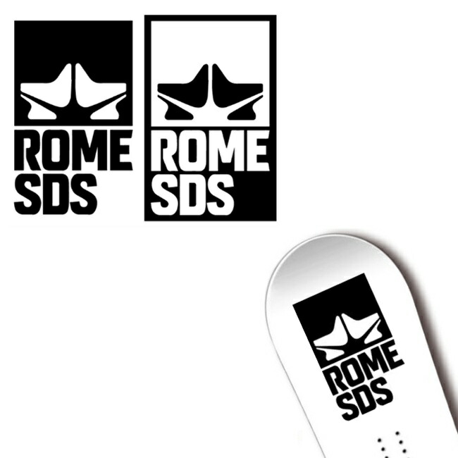 【楽天市場】【スーパーSALE ポイントMAX10倍】ステッカー ROME SDS DIECUT STICKER ローム スノーボード ダ ...