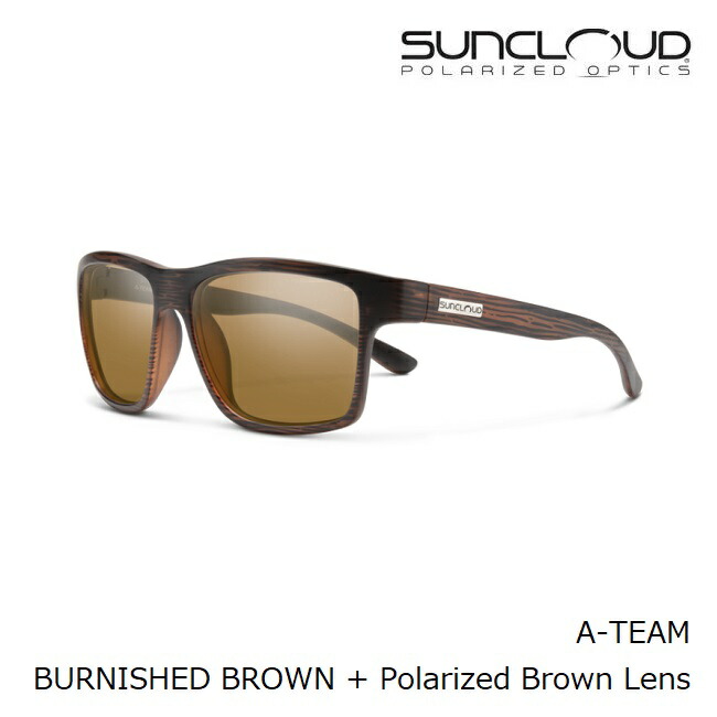 【楽天市場】サングラス サンクラウド SUNCLOUD A-TEAM / BURNISHED BROWN / BROWN 偏光レンズ ...