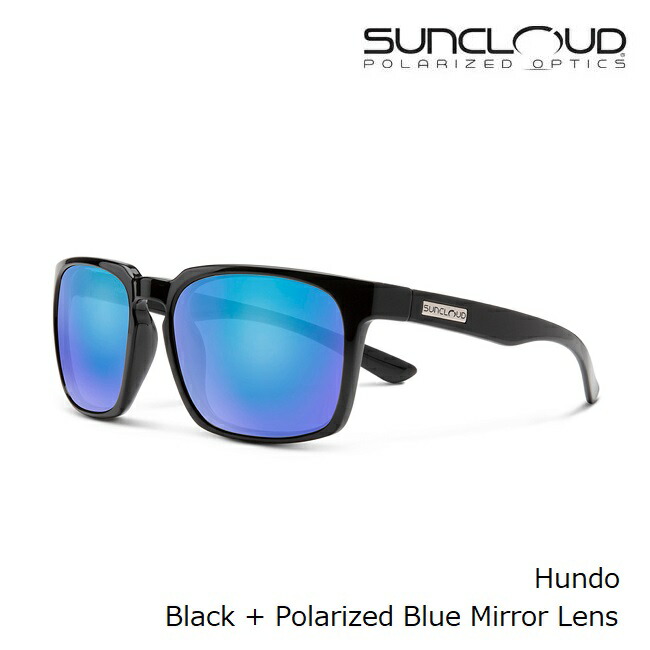 【楽天市場】【スーパーSALE ポイントMAX10倍】サングラス サンクラウド SUNCLOUD HUNDO BLACK / BLUE MIRROR 偏光レンズ アウトドア ファッション ...