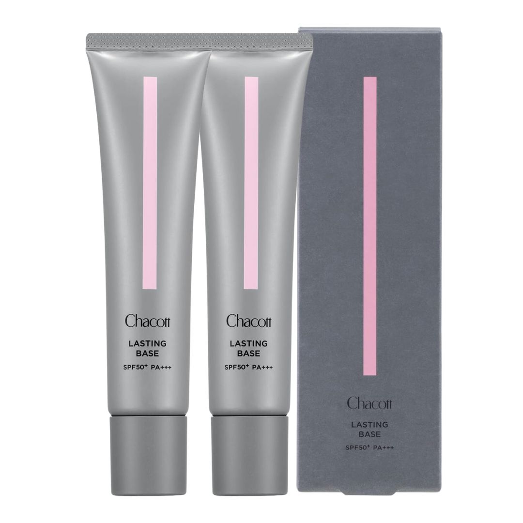 【楽天市場】CHACOTT ラスティングベース 550 ナチュラル 42g 2本セット 化粧下地 SPF50+ PA+++ ノンケミカル処方 ...