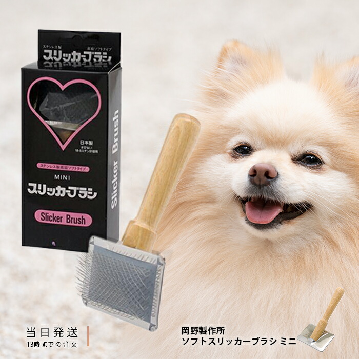【楽天市場】スリッカーブラシ ソフトタイプ ミニ ONS ペットコーム ステンレス 送料無料：Good value item