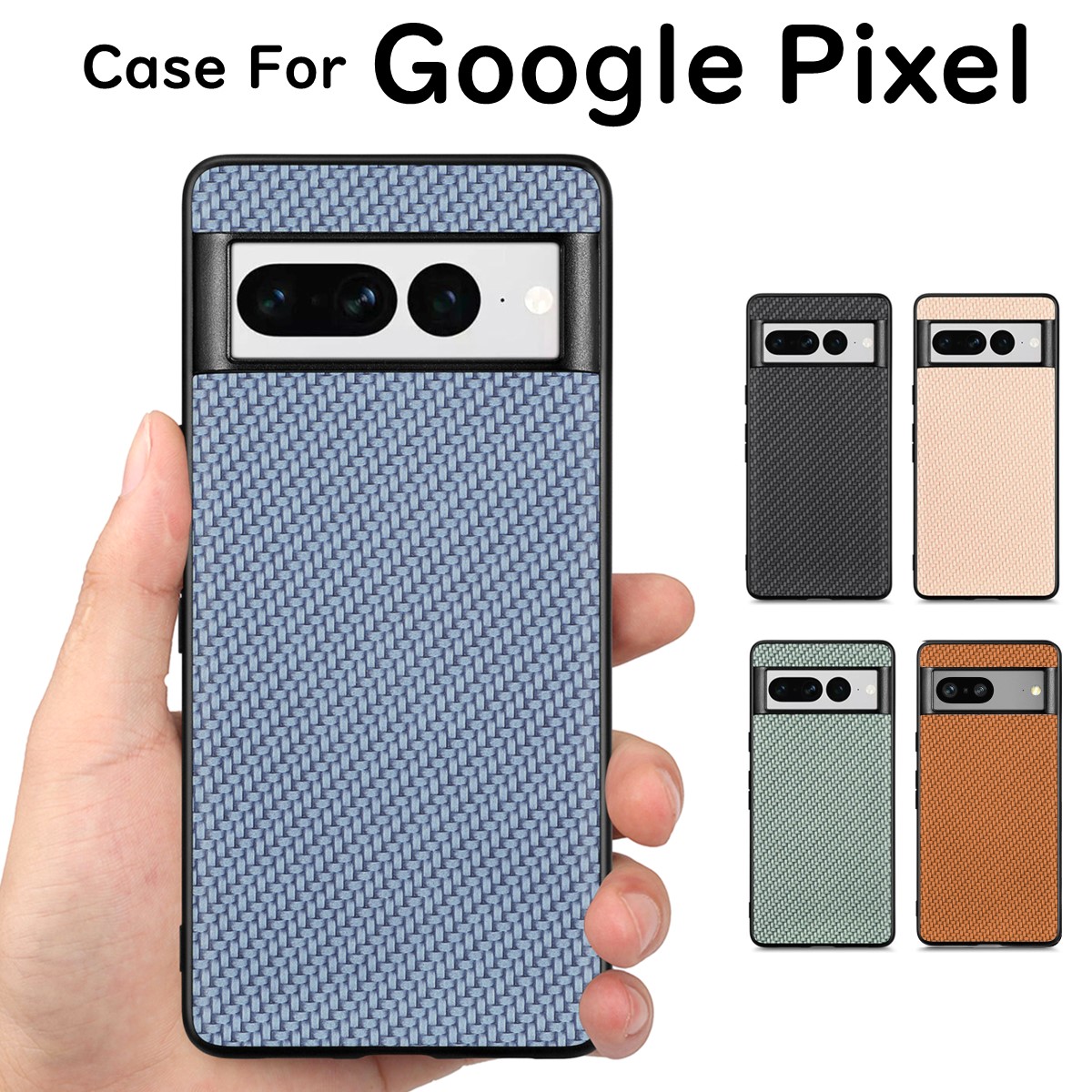【楽天市場】Google Pixel 9 9Pro 8a 8 7a 6a 7 7Pro ケース レザー カーボンファイバーパターン ソフト ...