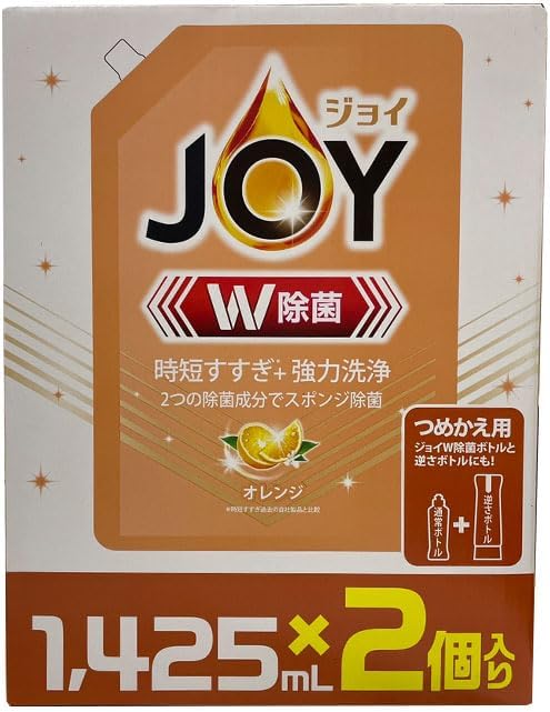 【楽天市場】JOY 除菌オレンジ 詰め替え1425ml×2個 手洗い用食器洗剤：goodmall