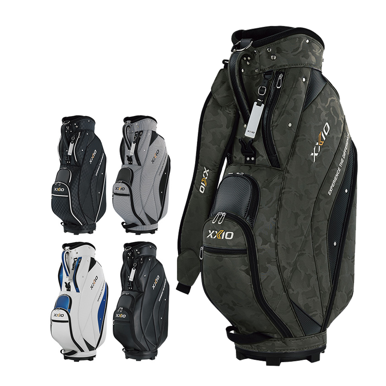 【楽天市場】ゴルフ メンズ キャディ バッグ ゼクシオ キャディバッグ 軽量タイプ 9.5型 GGC-X161 【IR】：ウルトラゴルフ