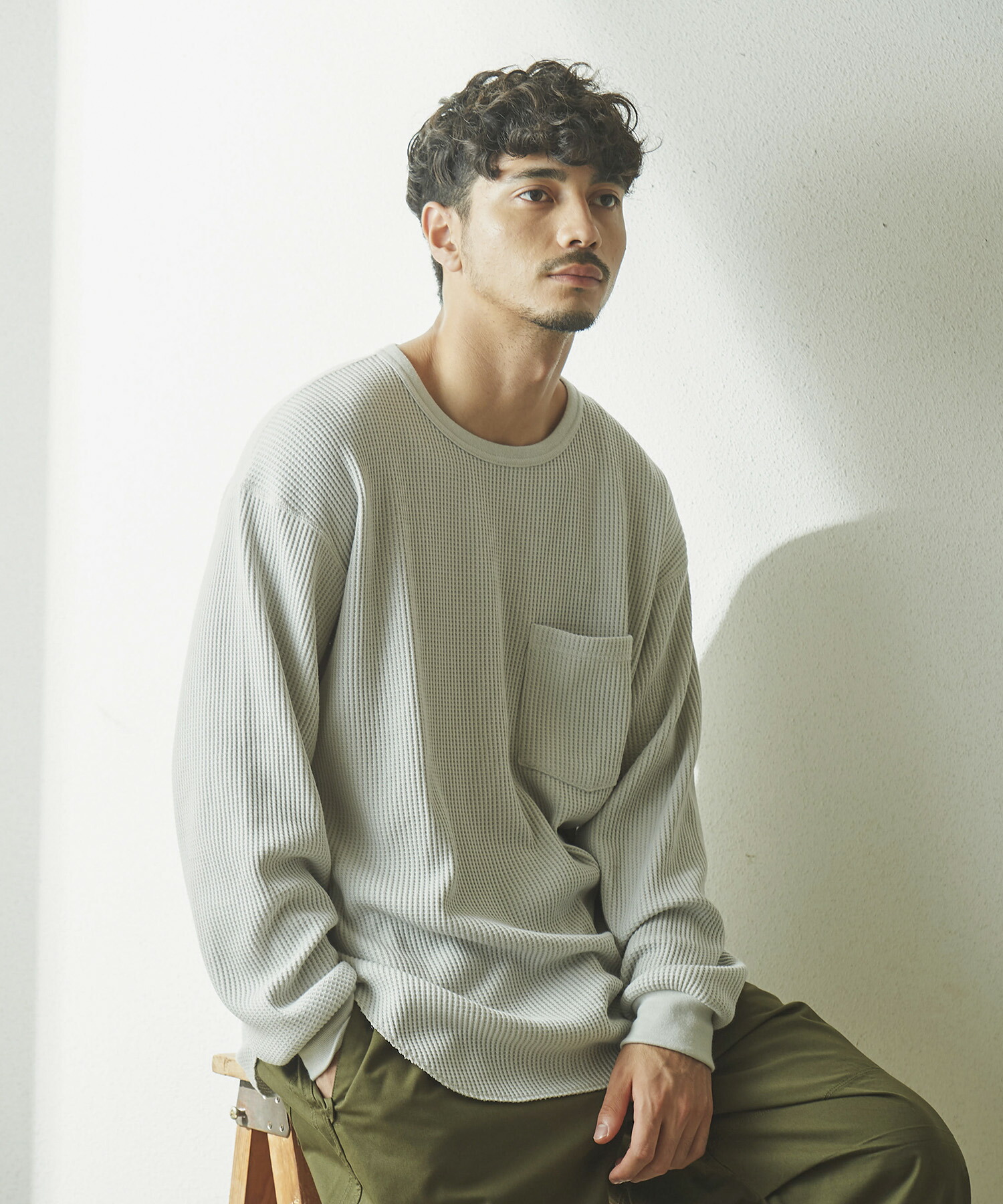 【楽天市場】GORDON MILLER ゴードンミラー T/Cワッフルイージーフィットクルー：GORDON MILLER 楽天市場店