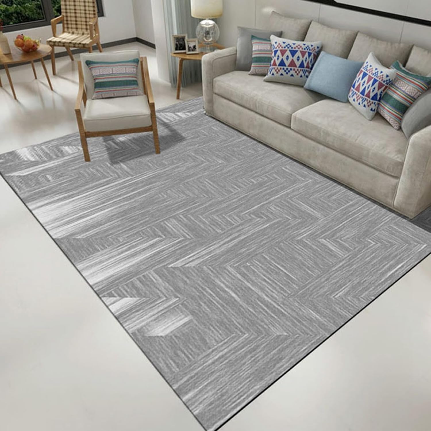 【楽天市場】北欧風 カーペット ラグ 80x120cm 洗える 滑り止め付 耐摩耗性 抗菌防臭 掃除ラクラク インテリア 抽象的 マイクロファイバー 汚れにくい 触さよい 低反発 ケガ防止 お ...