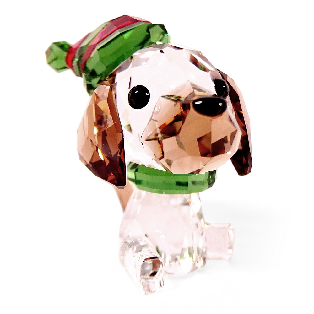 【楽天市場】スワロフスキー SWAROVSKI クリスタル フィギュア Holiday Cheers ビーグル #5625856 インテリア ...