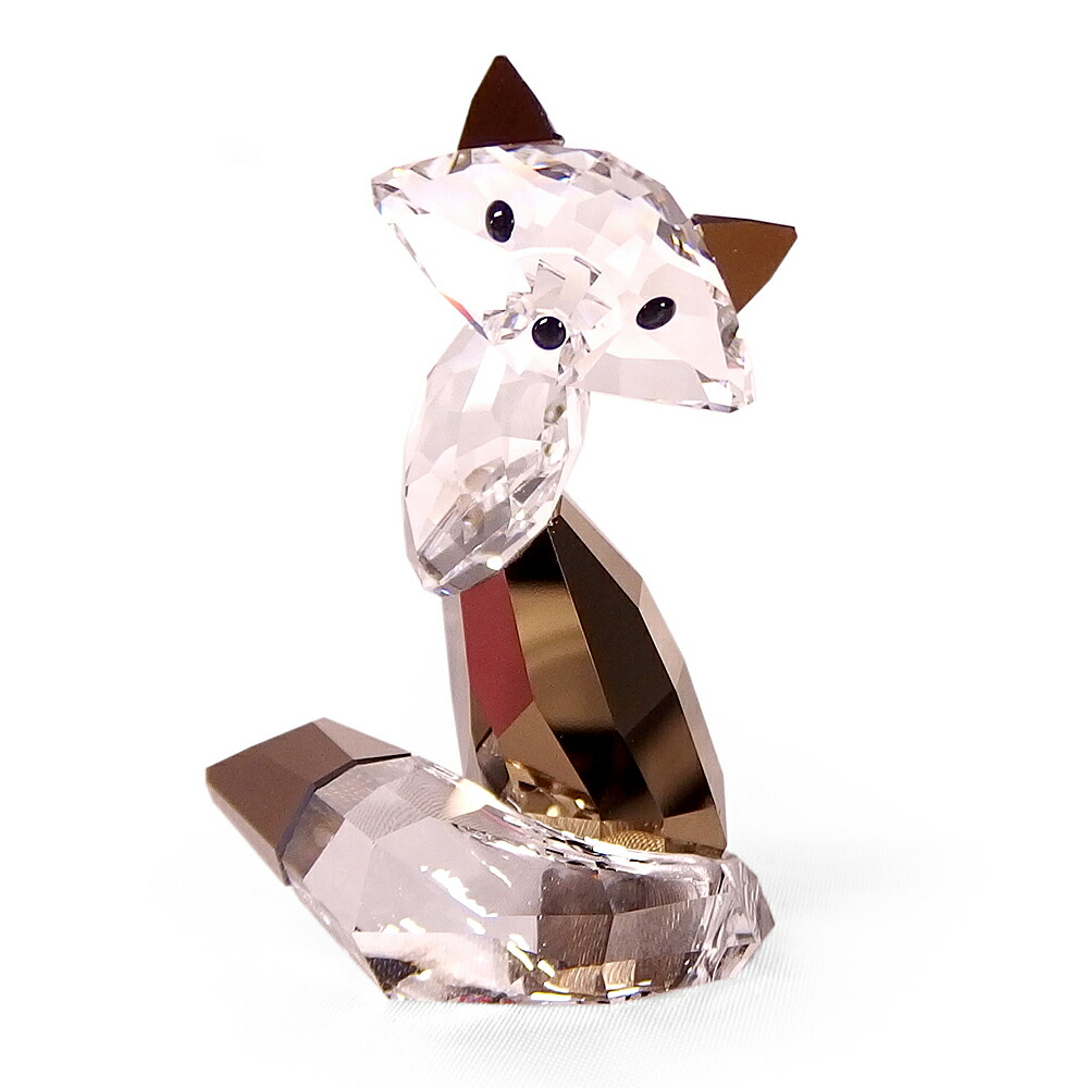 【楽天市場】スワロフスキー SWAROVSKI クリスタル フィギュア Holiday Magic キツネ #5644113 インテリア 置物 ...