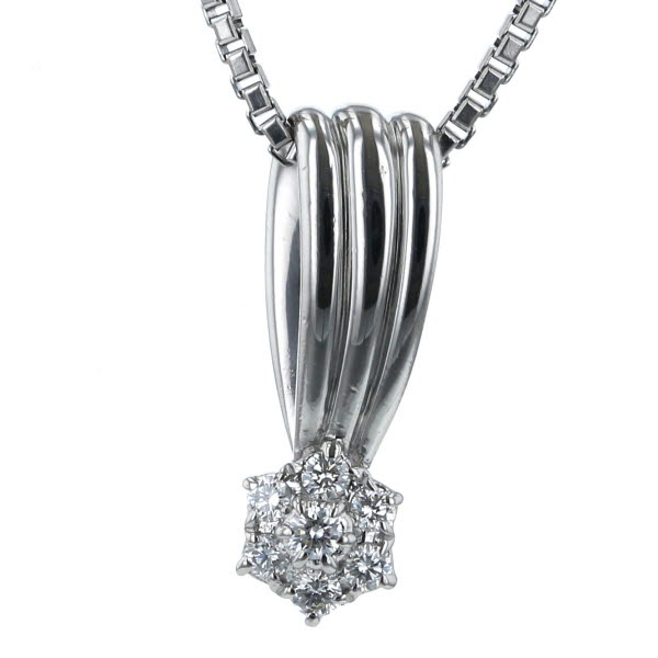【楽天市場】POLA ポーラ Pt900 Pt850 プラチナ ネックレス ダイヤモンド0.14ct 7粒 フラワー ベネチアンチェーン 46cm【新品仕上済】【af】【中古】【送料無料 ...