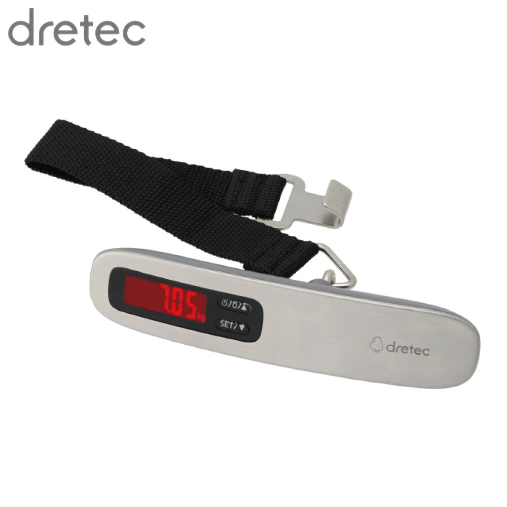 【楽天市場】dretec ドリテック バックライト付ラゲッジスケール シルバー LS-110SV | スケール ラゲッジスケール デジタルスケール 手荷物スケール 風袋引き機能 荷物はかり ...