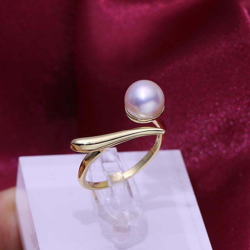 【楽天市場】指輪 リング 空枠 レディース アクセサリー パーツ 材料 装飾 土台 かわいい おしゃれ ジュエリー DIY S925 スター パール シンプル 素材 ゴールド シルバー ...