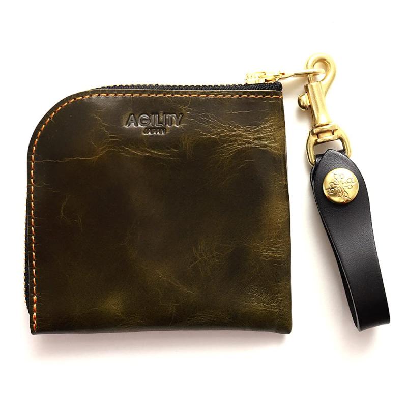 【楽天市場】アジリティアッファ(AGILITY affa)『アルジャンショート』コインケース カードケース 二つ折り 小銭入れ 手作り：Grams楽天市場店