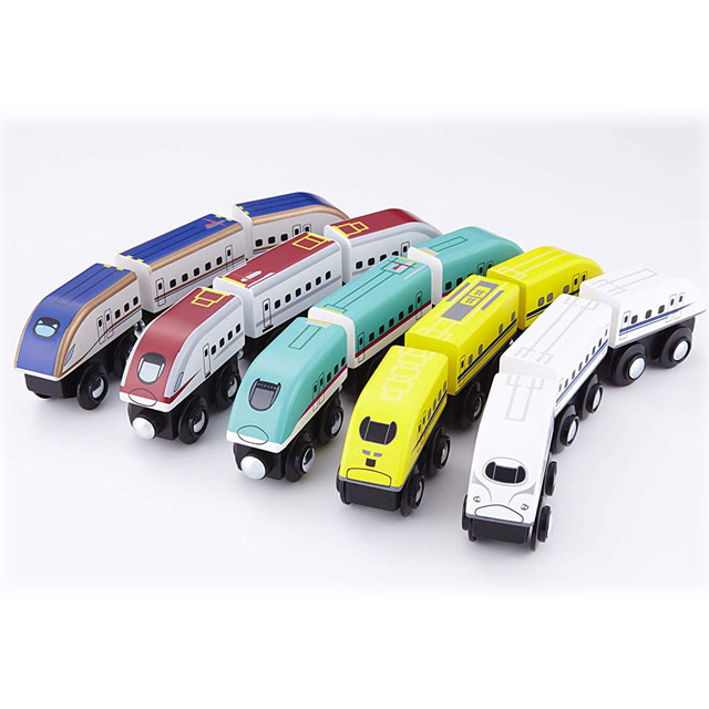 【楽天市場】【moku TRAIN E7系 新幹線 かがやき】 トーマス ブリオ brio プラレール 互換 おもちゃ ikea イマジナリウム 接続 おすすめ JR 電車 機関車 汽車 ...