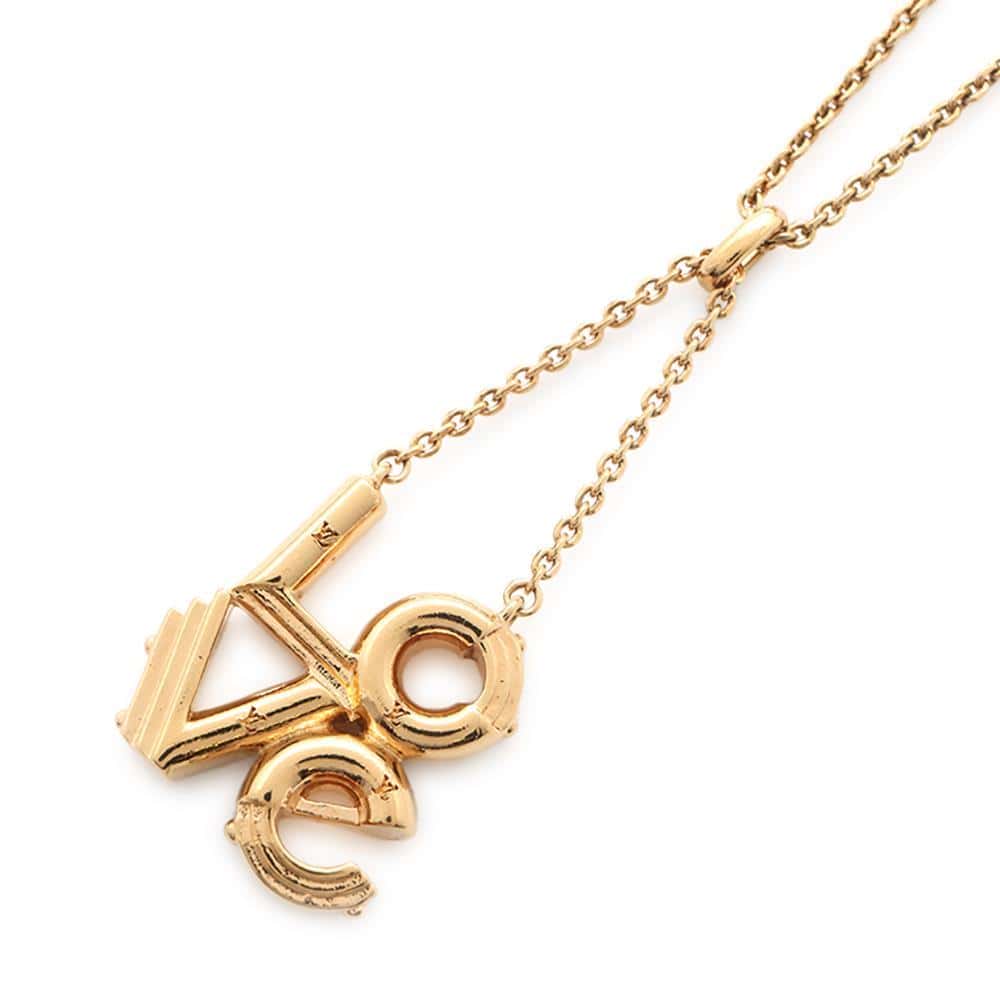 【楽天市場】ルイヴィトン ネックレス LV&ME LOVE M62843 LOUIS VUITTON アクセサリー 【安心保証】 【中古 ...